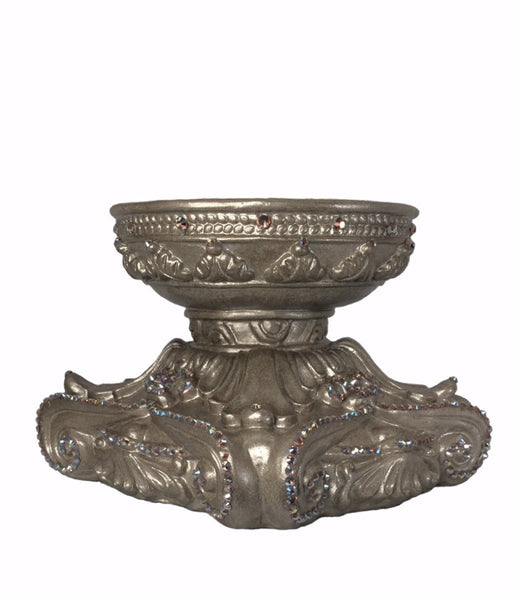 Decorative Candle Base with Crystals 6x6 Available in 4 colors – Reilly ...