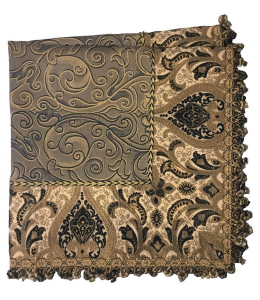 Designer Square Table Topper Bronze and Black 44x44 – Reilly-Chance ...