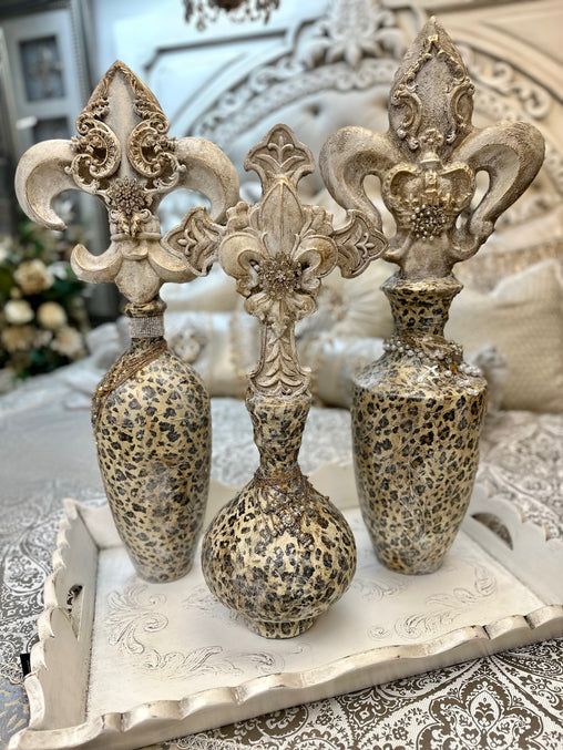 Michelle Butler Decorative Small Bottles Turquoise – Reilly-Chance ...