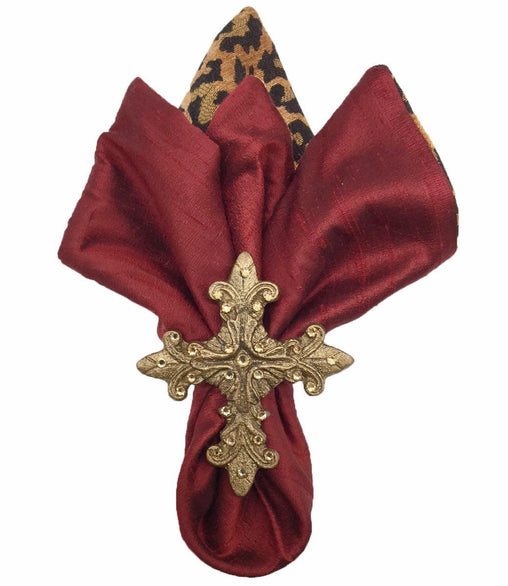 Decorative Napkin Ring Jeweled Fleur de Lis – Reilly-Chance Collection