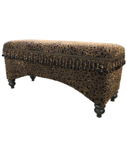 Old World Style Upholstered Bench Bronze and Gold – Reilly-Chance ...