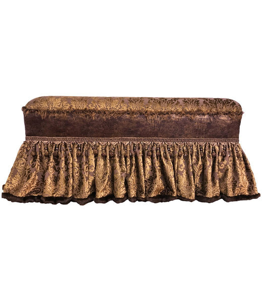 Old World Style Upholstered Bench Bronze and Gold – Reilly-Chance ...
