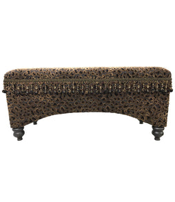 Old World Style Upholstered Bench Bronze and Gold – Reilly-Chance ...