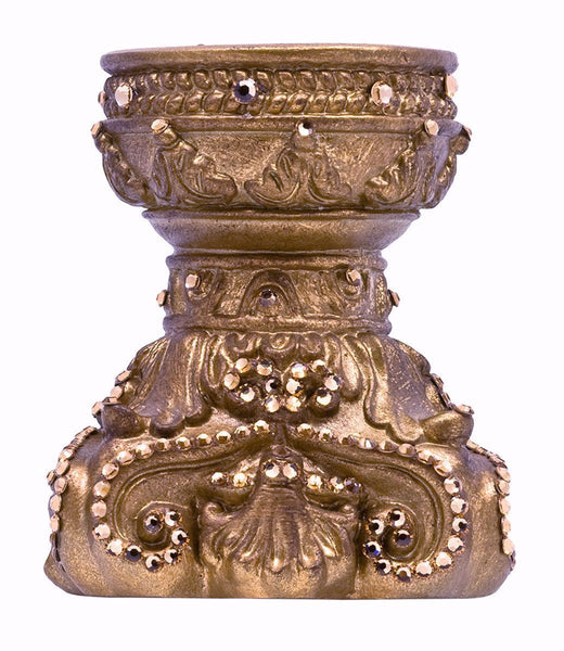 Decorative Candle Base with Crystals 3x6 – Reilly-Chance Collection