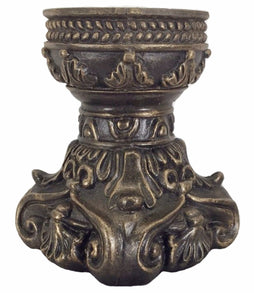 Decorative Candle Bases for 4" Candles- Available in 3 Sizes/4 Finishe ...